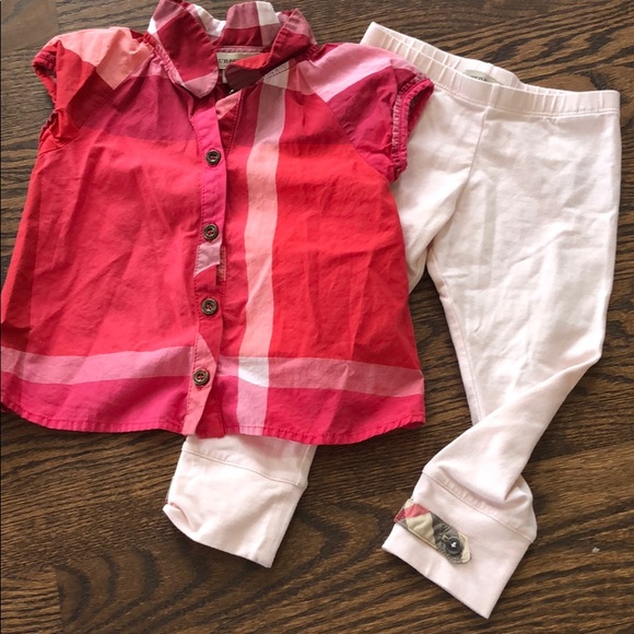 Burberry | Matching Sets | Red Burberry Set | Poshmark